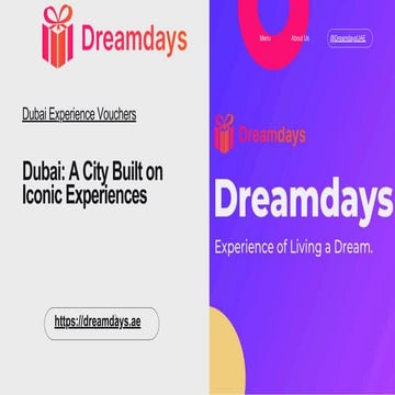 Dubai A City Built on Iconic Experiences | PDF