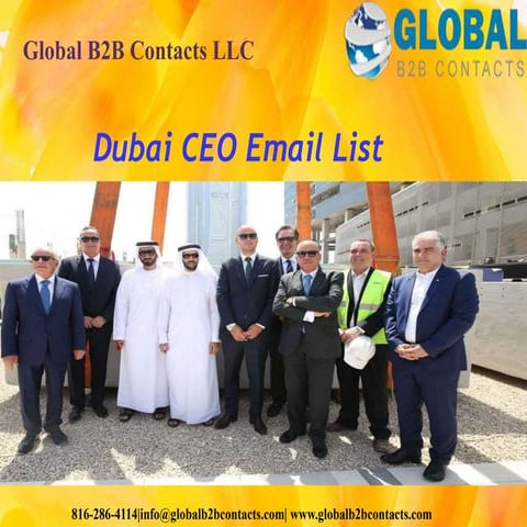 Dubai ceo email list | PPTX
