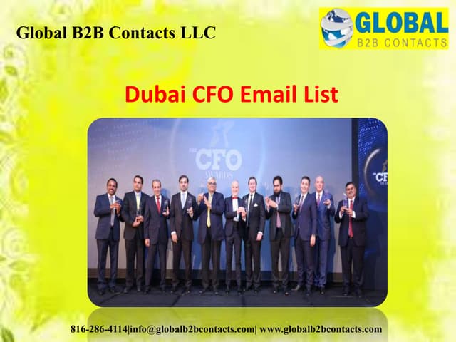 Uae cfo email list | PPTX