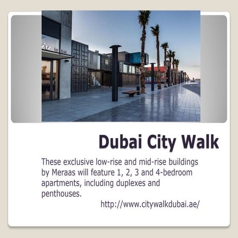 Dubai city walk | PDF