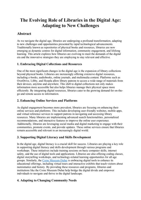 How Libraries Are Addressing Accessibility and Inclusivity in the 21st ...