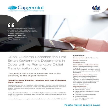 Dubai Customs Becomes the First Smart Government Department in Dubai ...