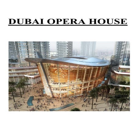 Dubai opera house | PDF