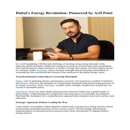 Dubai's Energy Revolution Led by Arif Patel.docx