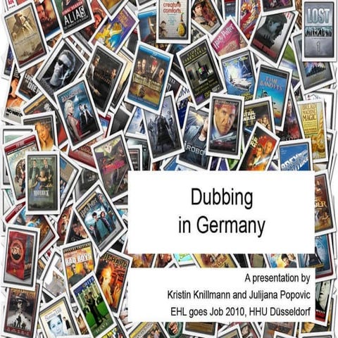 Dubbing In Germany - Blog Version | PPT
