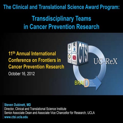 10/16 AACR Team Science Presentation | PPTX