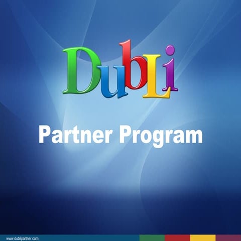 DubLi Partner Program Non Profit | PPT