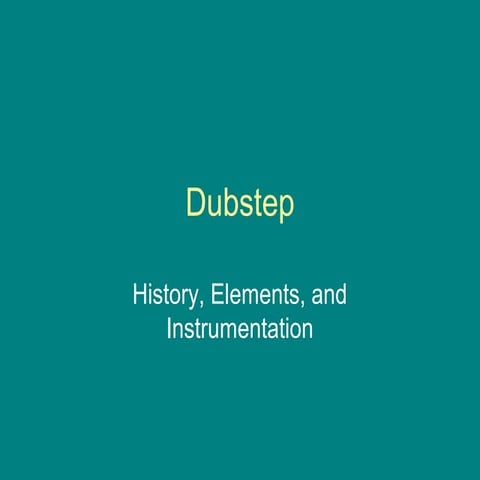 Dubstep | PPT