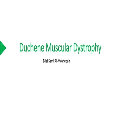 Duchenne Muscular Dystrophy | PDF