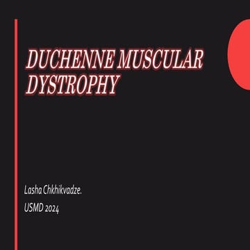 Muscular Dystrophy: Symptoms, Causes, and Stem Cell Treatment | PPTX