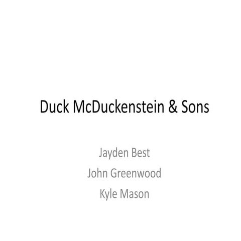 Duck Presentation 01 | PPT