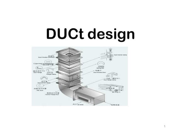 PRESENTATION ON DUCT DESIGN | PPT