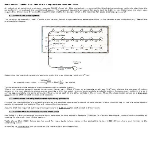 Duct design | PDF