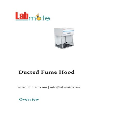 Ducted Fume Hood | PDF