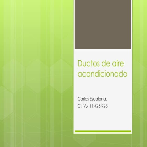 Unidad manejadora de aire, Uma mcat® | PDF