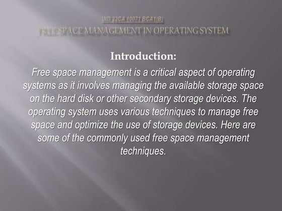 File system structure | PPT