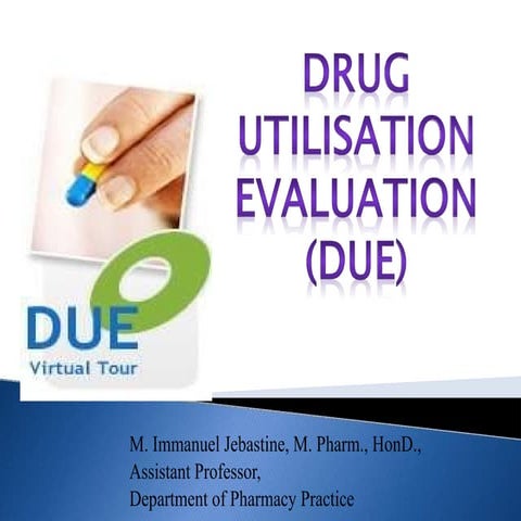 Drug utilization evaluation | PDF