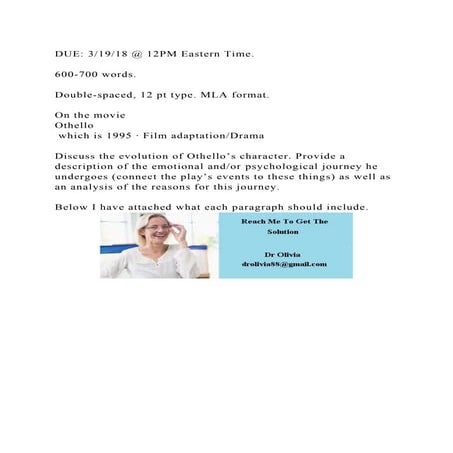 DUE 31918 @ 12PM Eastern Time.600-700 words. Double-space.docx