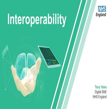 Interoperability in Urgent and Emergency Care | PPT