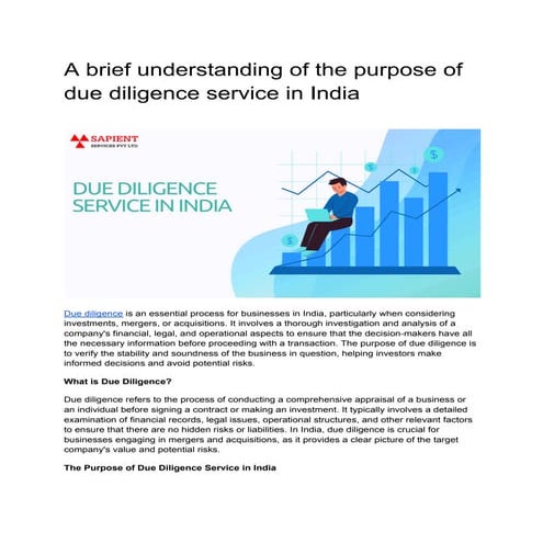 Due Diligence service in India - Sapient Services.pdf