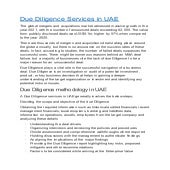 Due Diligence Services UAE Article.pdf