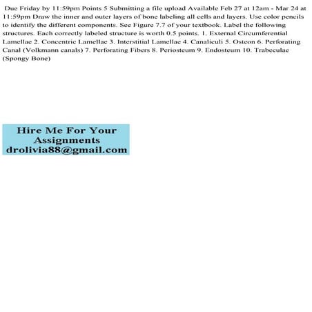 Due Friday By 1159pm Points 5 Submitting A File Upload Available Febpdf Biological Sciences