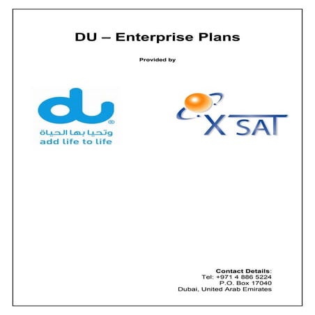 Du enterprise services overview 3.2 | PDF