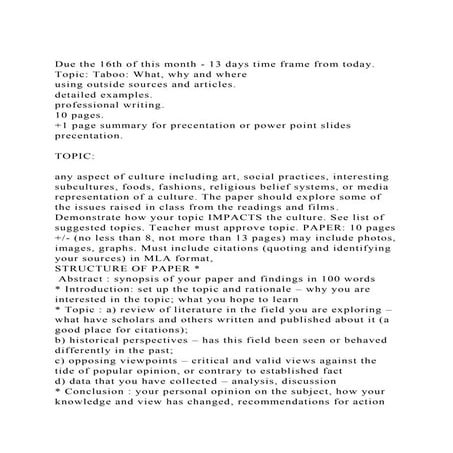 6th Grade Research Paper | DOCX