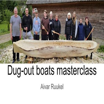 Dug-out boats masterclass | PPT