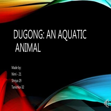Dugong | PPTX