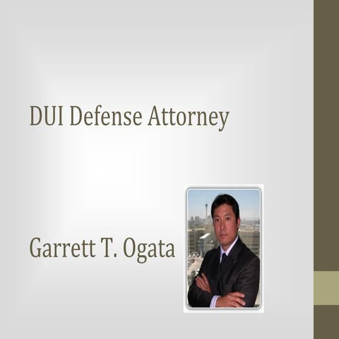DUI Defense Attorney | PPT