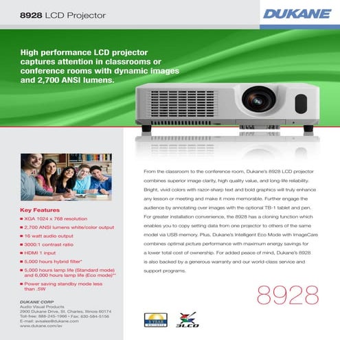 Dukane 8928 | PDF | Computer Peripherals | Computing