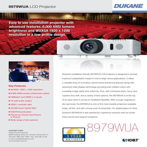 Dukane Visual Presenter 506 | PDF