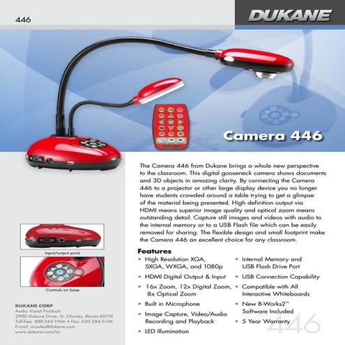 Dukane camera 446 | PDF