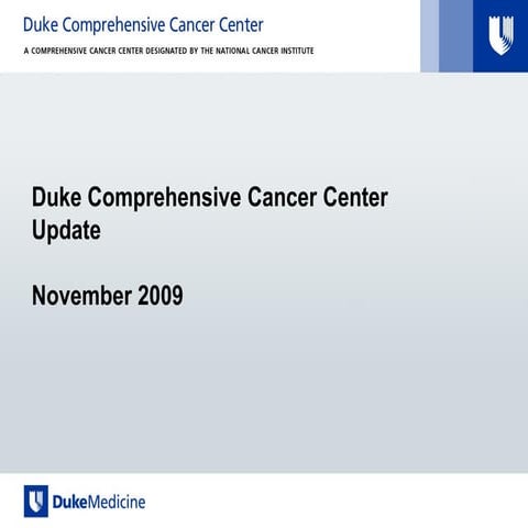Duke Cancer Center | PDF