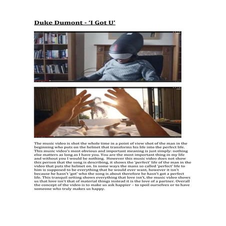Duke dumont i got u | DOCX