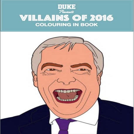 Duke's villains of 2016 colouring book | PDF