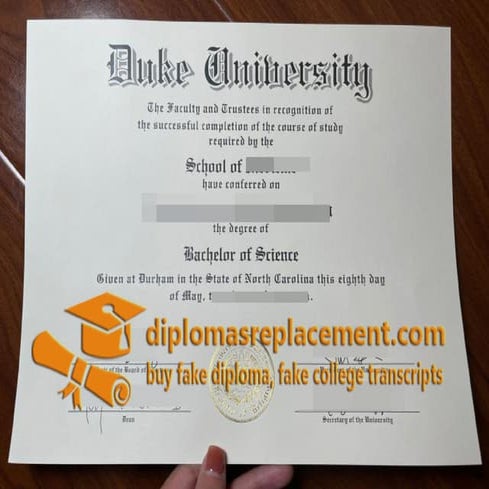 Where to buy Duke University diploma.pdf