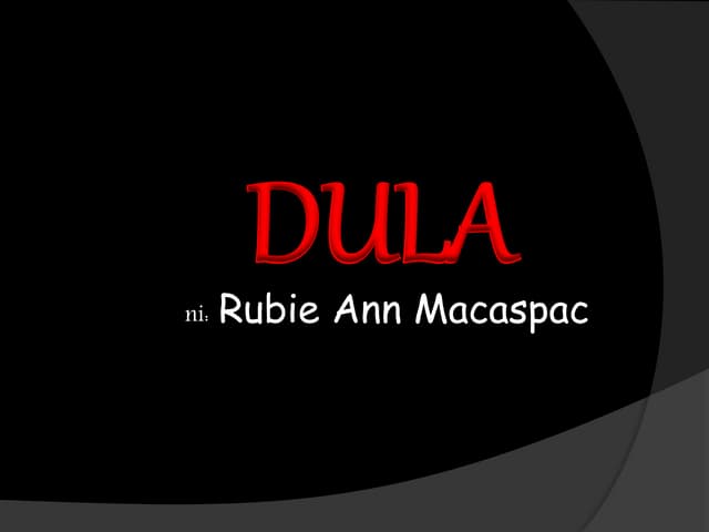 Mga Uri ng Dula | PPTX