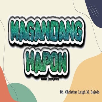 Filipino 9- Ang Dula - Filipino 9 - Q2.pptx