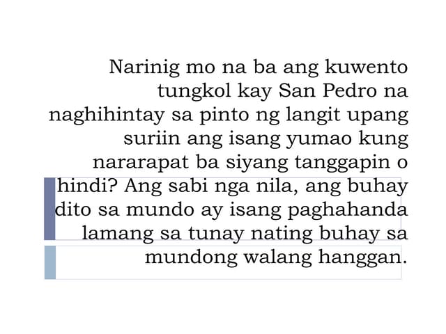 Filipino 8 Sa Pula, Sa Puti | PPTX