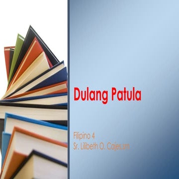 Akdang Patula | PPT