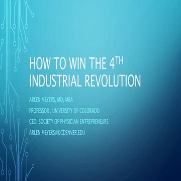How to win the 4th Industrial Revolution | PPTX | Computing ...
