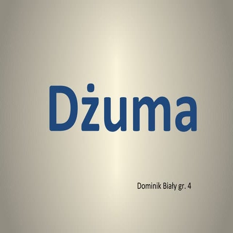 Dżuma | PPT