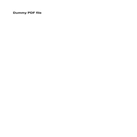 Dummy copy | PDF