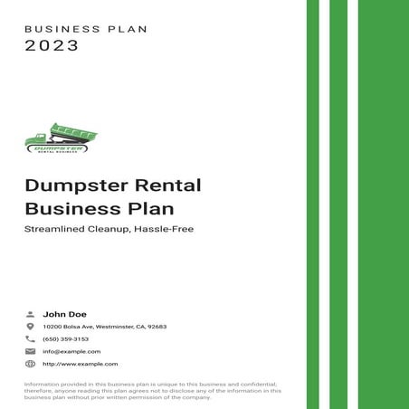 dumpster rental business plan example.pdf