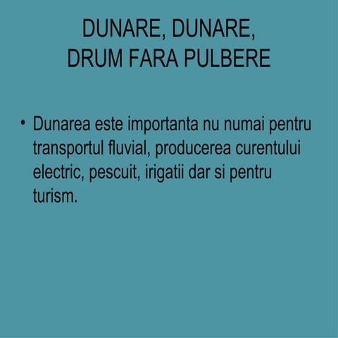 Dunarea | PPT