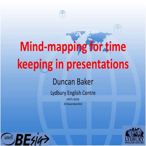 Mind-Mapping for keeping time in presentations | PPTX