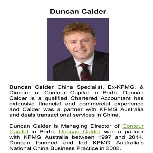 Duncan calder | PDF