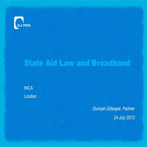 Blake Morgan - State Aid Introduction | PDF